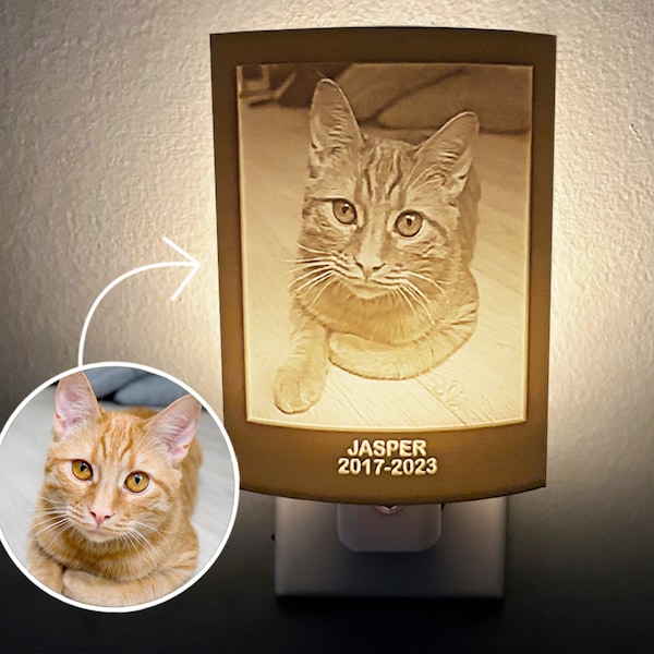 Cat Night Light - Etsy
