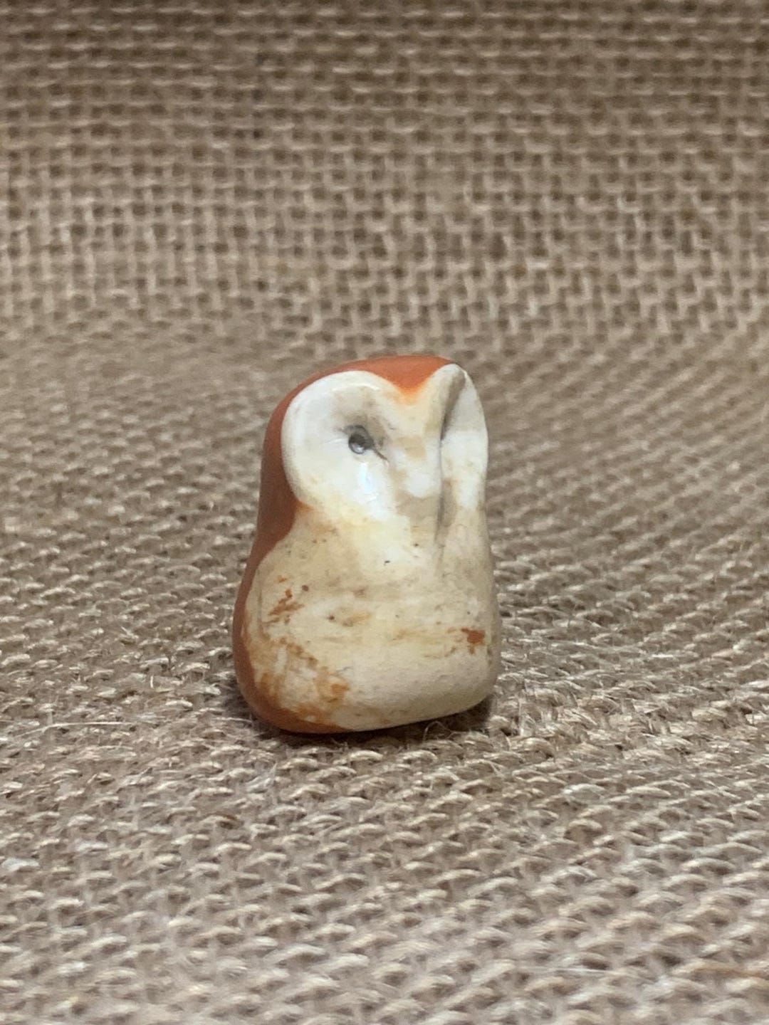 Handmade Owl Sculpture – Baked Polymer Clay Miniature Animal Figurine ...