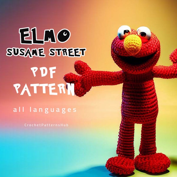 Elmo Pattern - Etsy