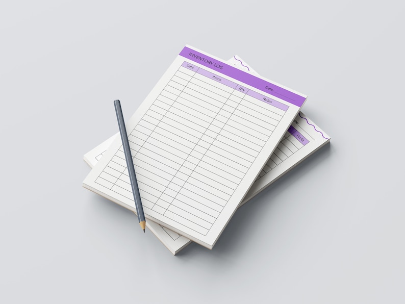 Editable Inventory Tracker - Printable & Fillable | A4 | Template ...