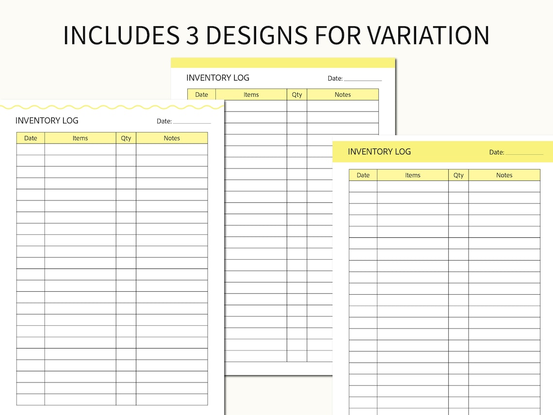 Editable Inventory Tracker - Printable & Fillable | A4 | Inventory ... Editable Inventory Tracker - Printable & Fillable | A4 | Inventory ...