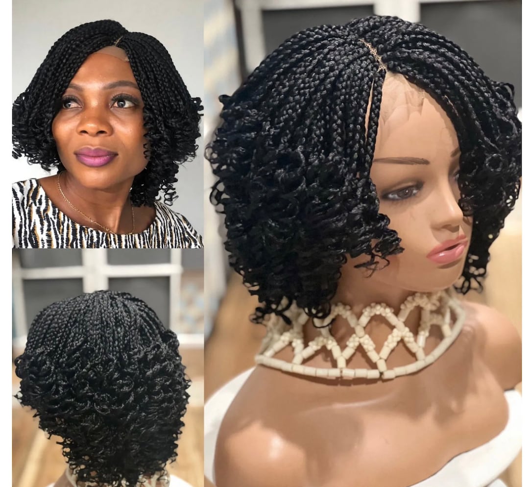 Short Braided Wig - Etsy
