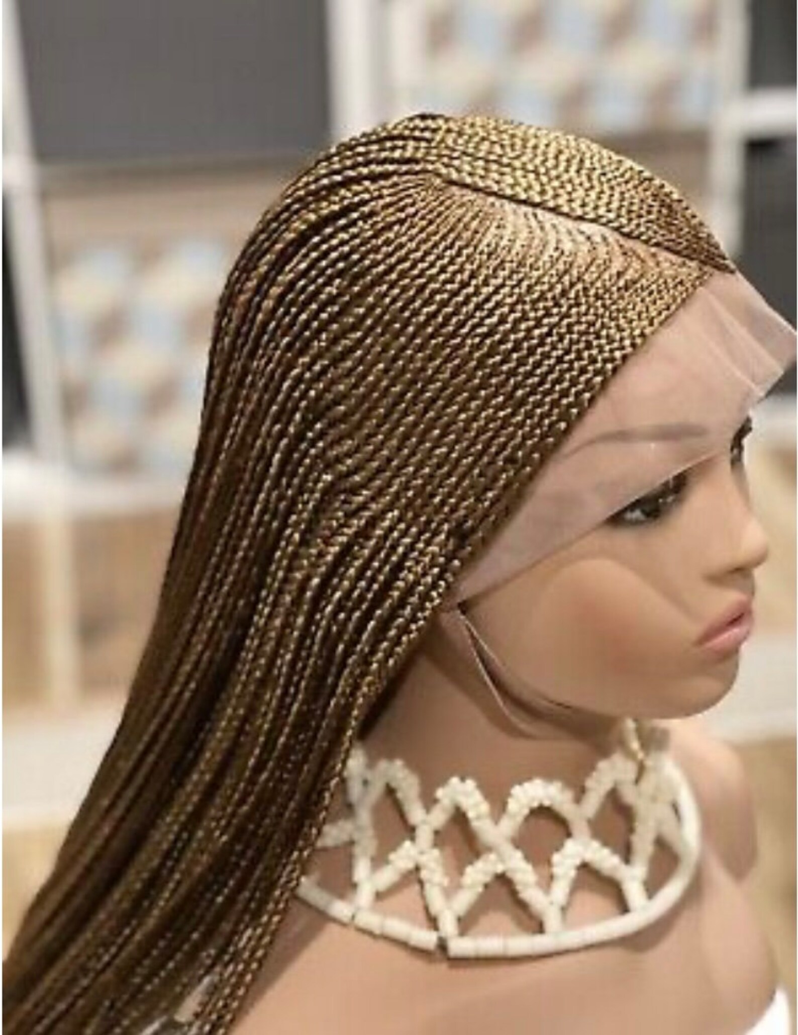 Braided Lace Frontal Wig - Etsy