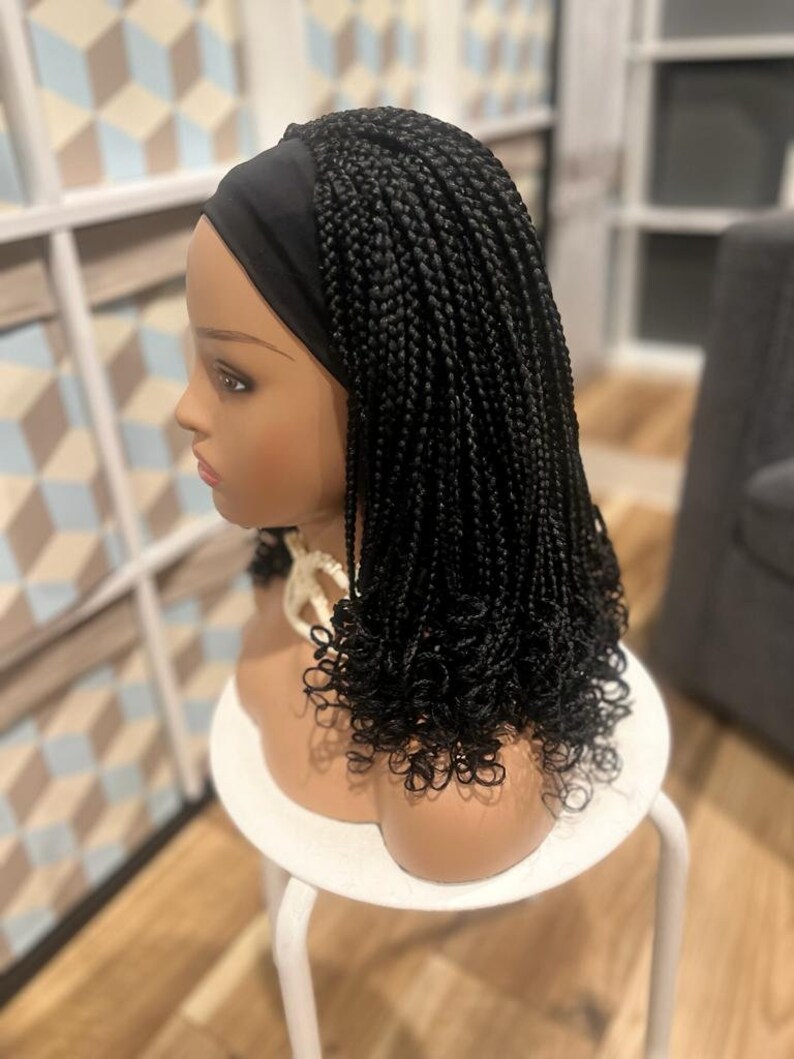 Headband Braided Wig - Etsy