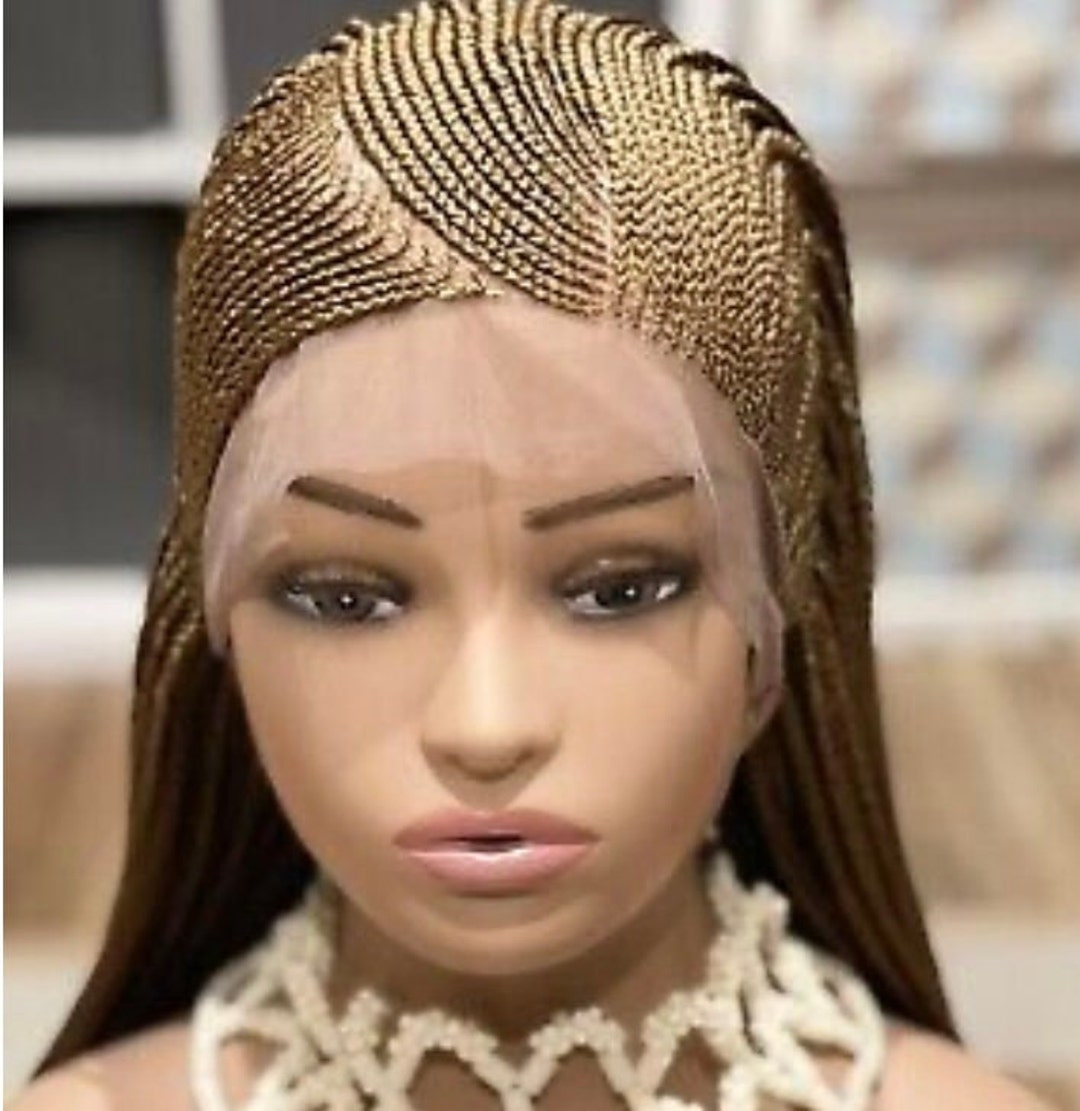 Braided Lace Frontal Wig - Etsy