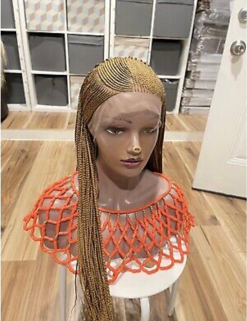 Braided Lace Frontal Wig - Etsy