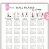 Wall Workout Bundle wall Exercise wall Pilates 30 Day Challenge abs ...