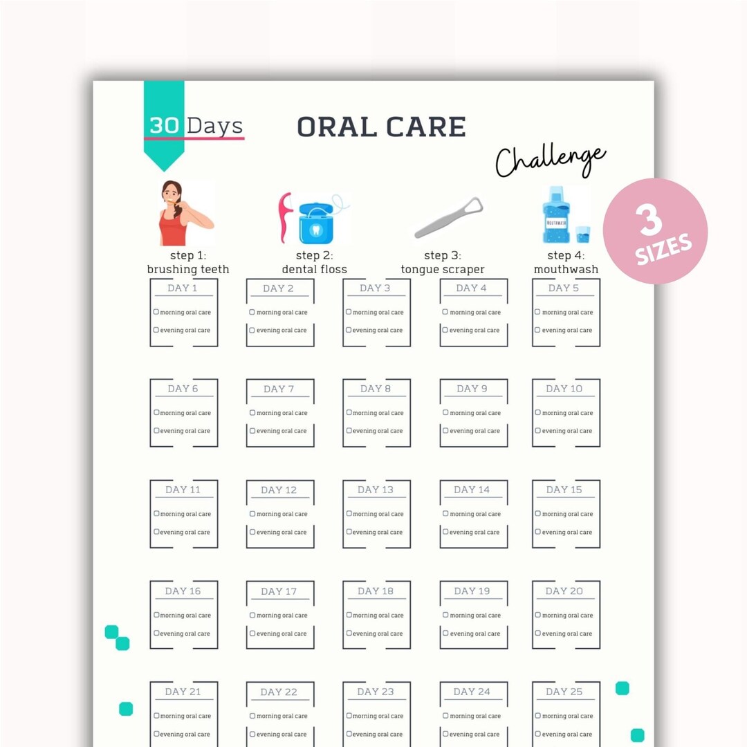 Oral Care Challenge | Tooth Care | Tooth Brushing | 30 Day Challenge ...