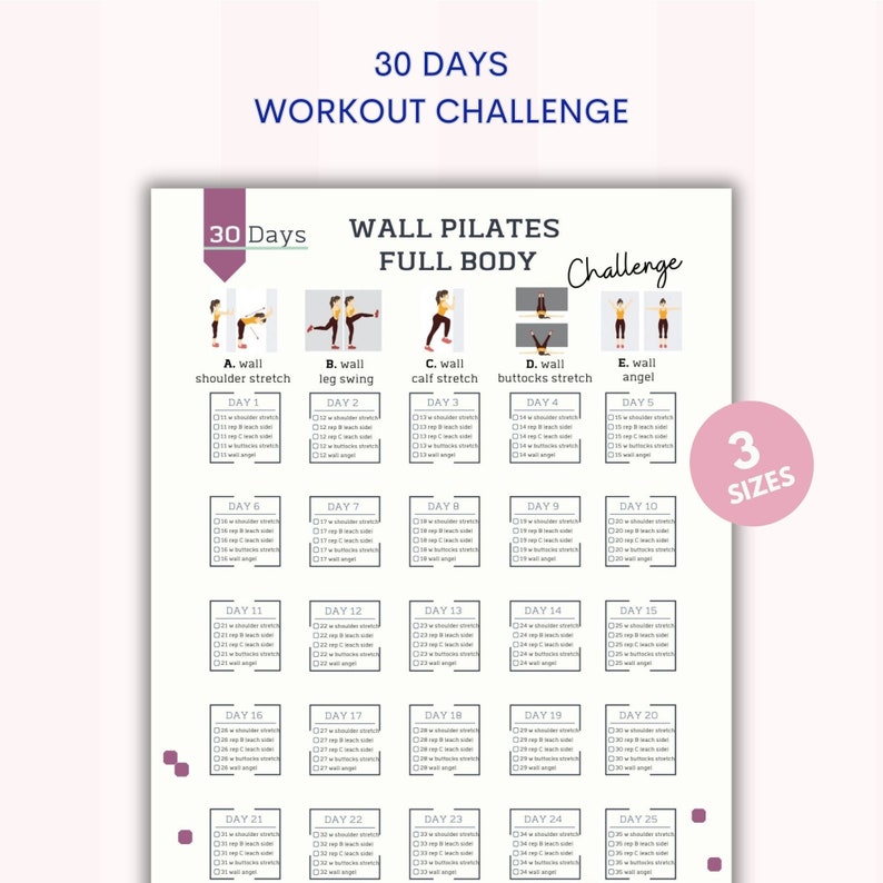 Wall Pilates Full Body | Women Workout at Home |30 Day Challenge |quick ...