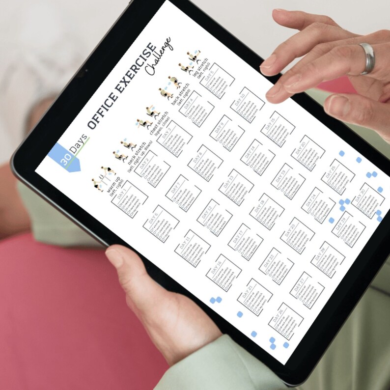 30 Day Office Exercise Challenge | Should Neck Exercise |desk Yoga ...