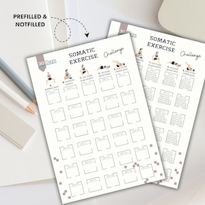 30 Day Somatic Exercise Challenge | Somatic Healing Coping Skills ...