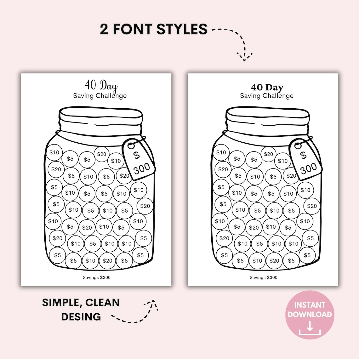 Money Saving Challenge | 300 Dollar Saving | Moneybox Saving Challenge ...