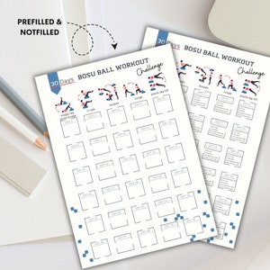 30 Day Bosu Ball Exercise Challenge | Workout Digital | Reshape Summer ...