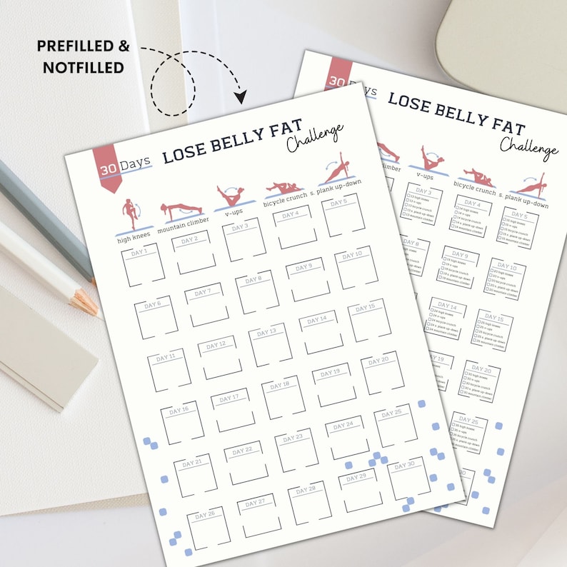 30 Day Lose Belly Fat Challenge | House Workout | Bikini Body ...