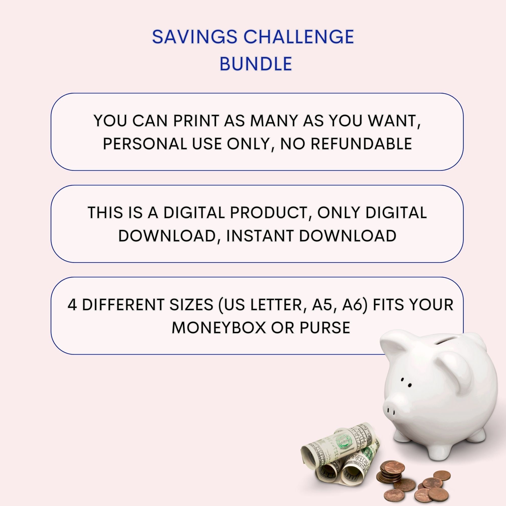 Saving Challenge Bundle 20 Ultimate Bundle 500 Saving - Etsy