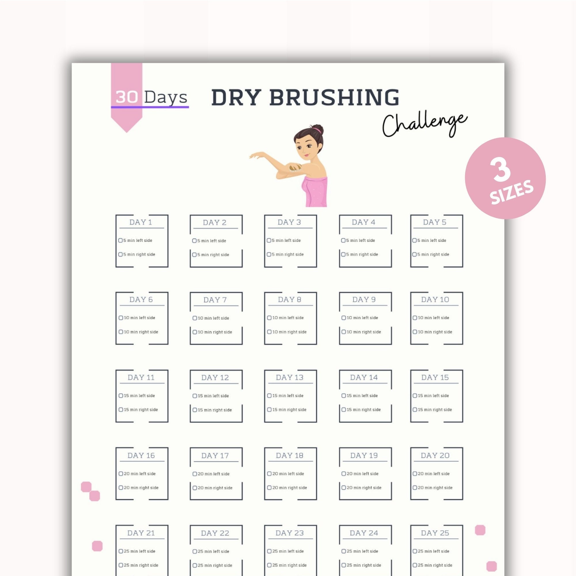30 Day Dry Brushing Challenge | Exfoliation, Body Brush Guide ...