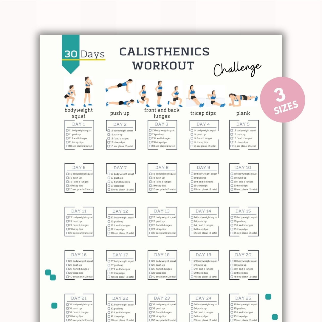 30 Day Calisthenics Workout Challenge Bicep Workout Full Body 30 Day Calisthenics Workout Challenge Bicep Workout Full Body