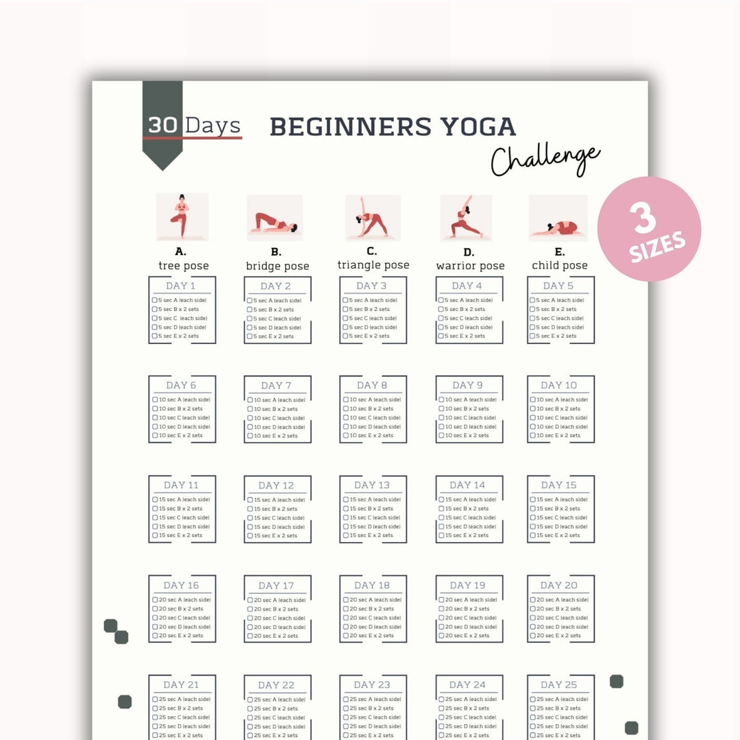 30 Day Challenge Begginers Yoga | Self Challenge Yoga | House Workout ...