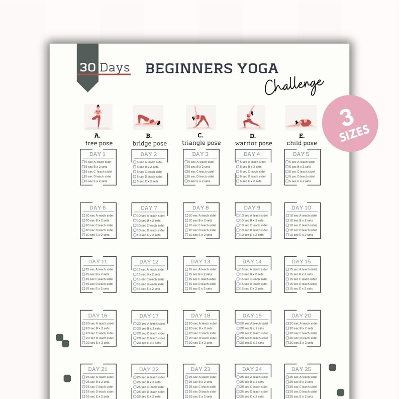 30 Day Challenge Begginers Yoga | Self Challenge Yoga | House Workout ...