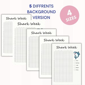 Shark Week |period Tracker |ovulation Tracker | Monthly Cycle ...