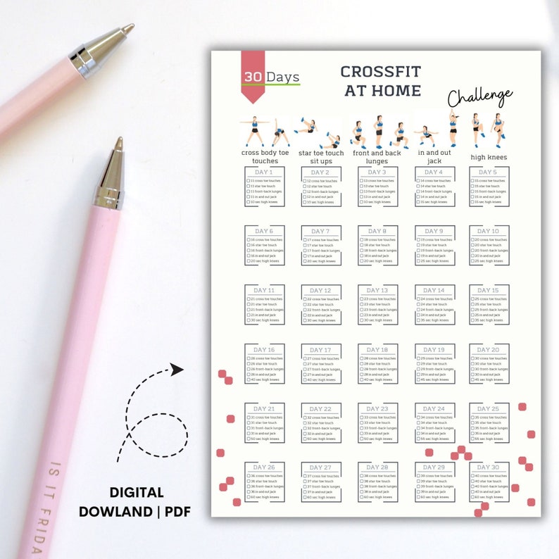 Crossfit Bundle |5 Products | 30 Day Workout Challenge |home Crossfit ...