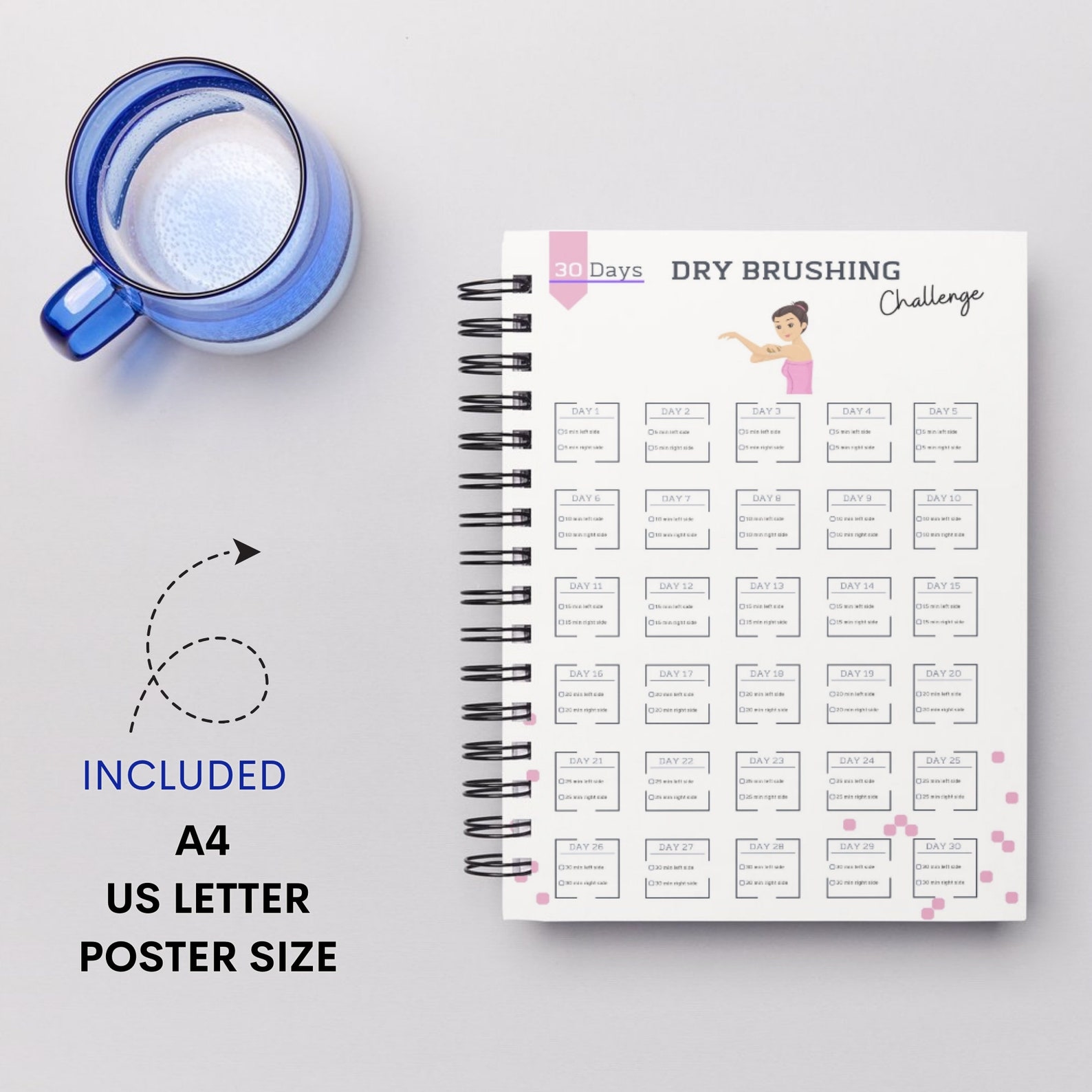 30 Day Dry Brushing Challenge | Exfoliation, Body Brush Guide ...