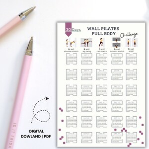 Wall Pilates Full Body | Women Workout at Home |30 Day Challenge |quick ...