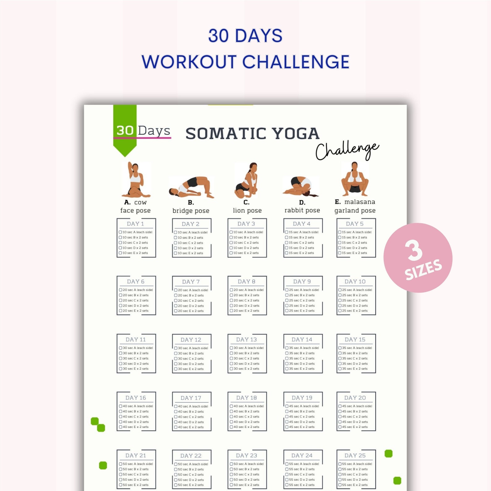 30 Day Somatic Yoga Challenge | Somatic Therapy | Somatic Healing ...