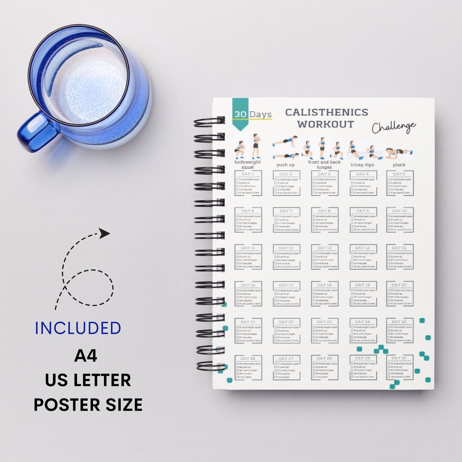 30 Day Calisthenics Workout Challenge | Bicep Workout | Full Body ...