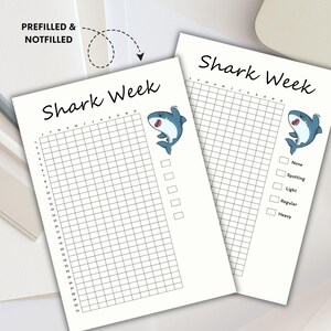 Shark Week |period Tracker |ovulation Tracker | Monthly Cycle ...