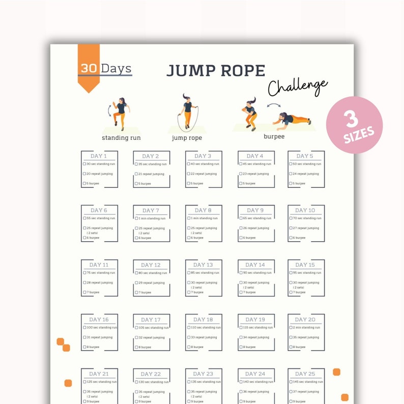 30 Day Jump Rope Challenge | House Workout | Bodybuilding Tracker ...