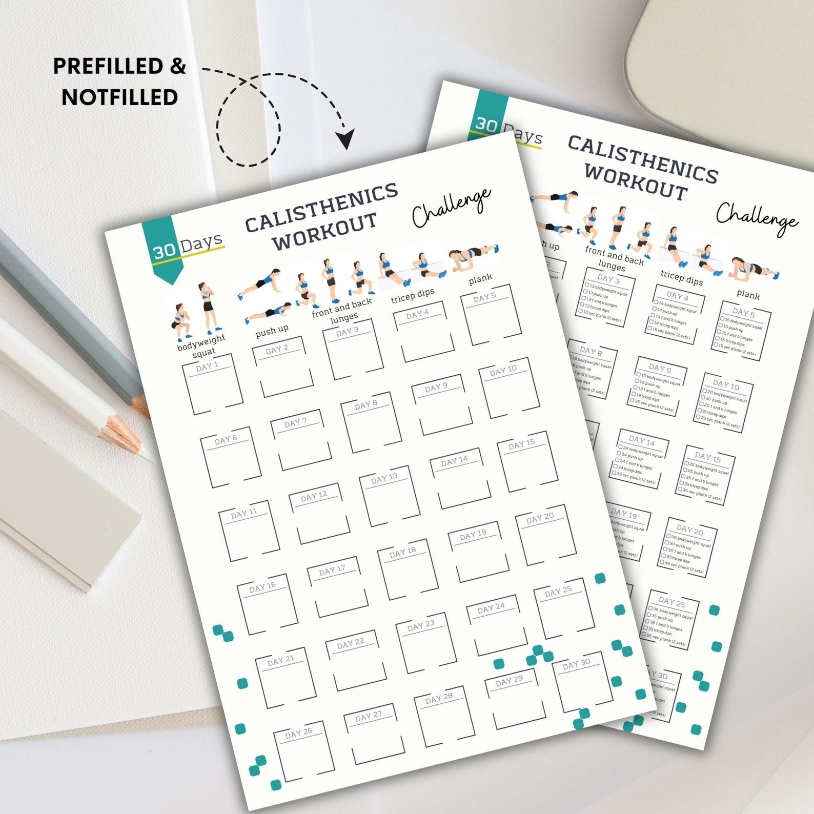 30 Day Calisthenics Workout Challenge | Bicep Workout | Full Body ...