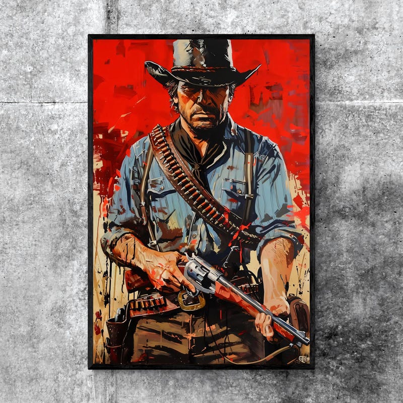 Red Dead Redemption 2 Poster - Etsy