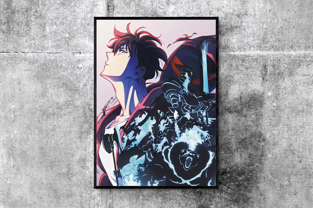 Solo Leveling Print, Anime Wall Art, Manga Poster, Room Decor, Fan Gift ...