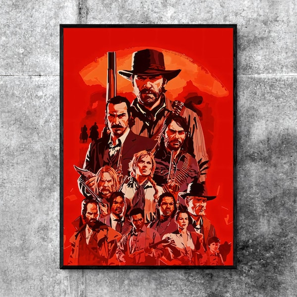 Red Dead Redemption 2 - Etsy