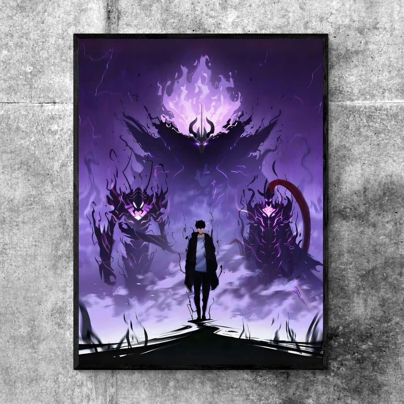 Solo Leveling Wall Poster - Etsy