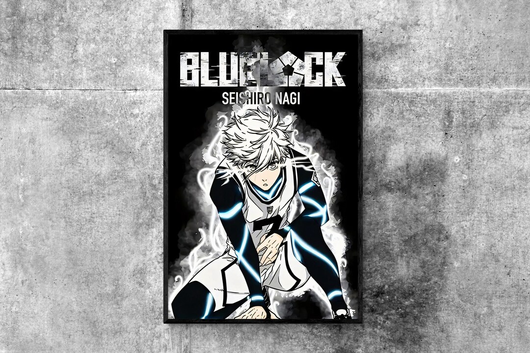 Blue Lock Nagi Print, Wall Art, Anime Fan Art, Home Decor, Anime Print ...