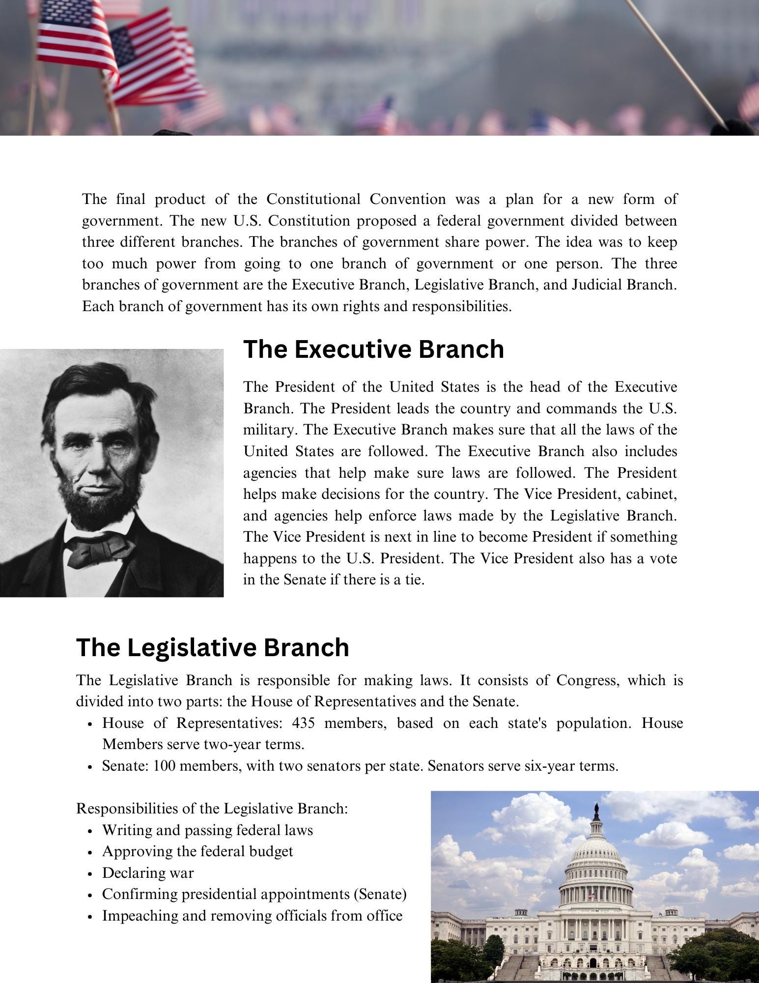 Branches of Government Worksheets | US Government Activities | Civic ...