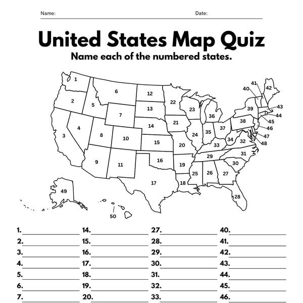 Canada Map Worksheets - Etsy UK