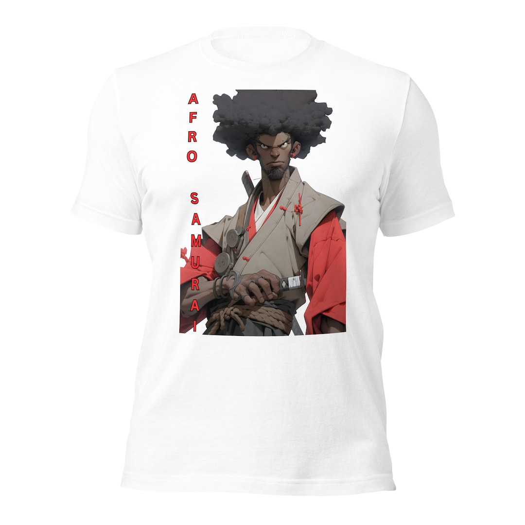 Graphic Anime Afro-samurai Shirt, Classic Afro-samurai Anime Digital ...