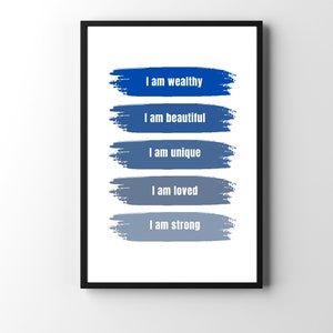 Printable Affirmation Poster - Etsy