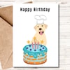 Printable Dog Birthday Card - Etsy