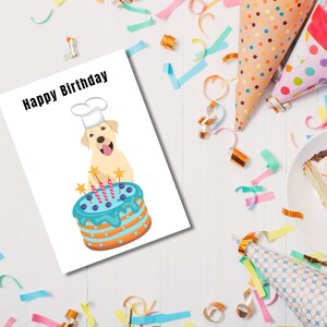 Printable Dog Birthday Card - Etsy