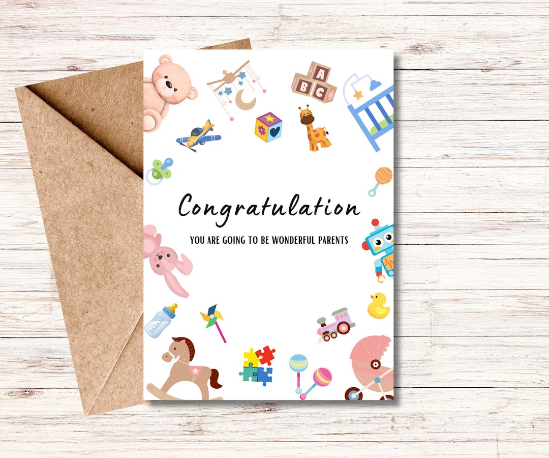 Printable Congratulation Card for Parents - Etsy