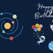 Printable Space Birthday Card, Downloadable Space Birthday Card, Cosmos ...
