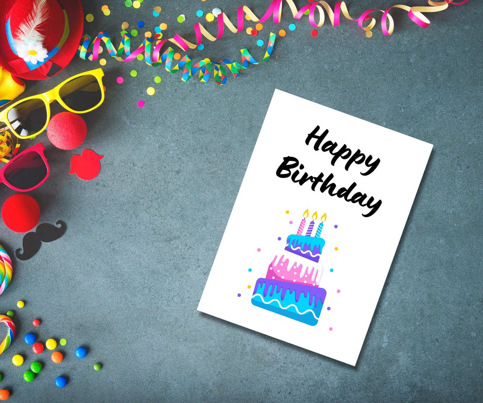 Printable Birthday Card - Etsy