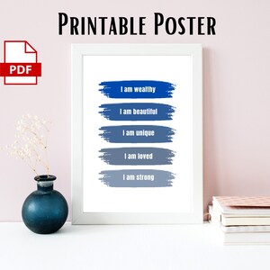 Printable Affirmation Poster - Etsy
