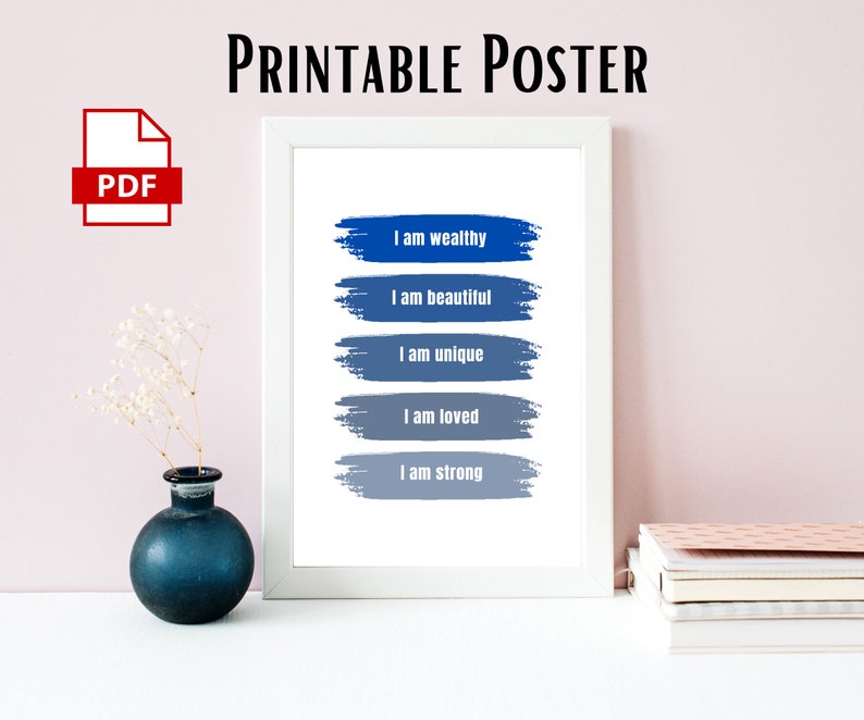 Printable Affirmation Poster - Etsy