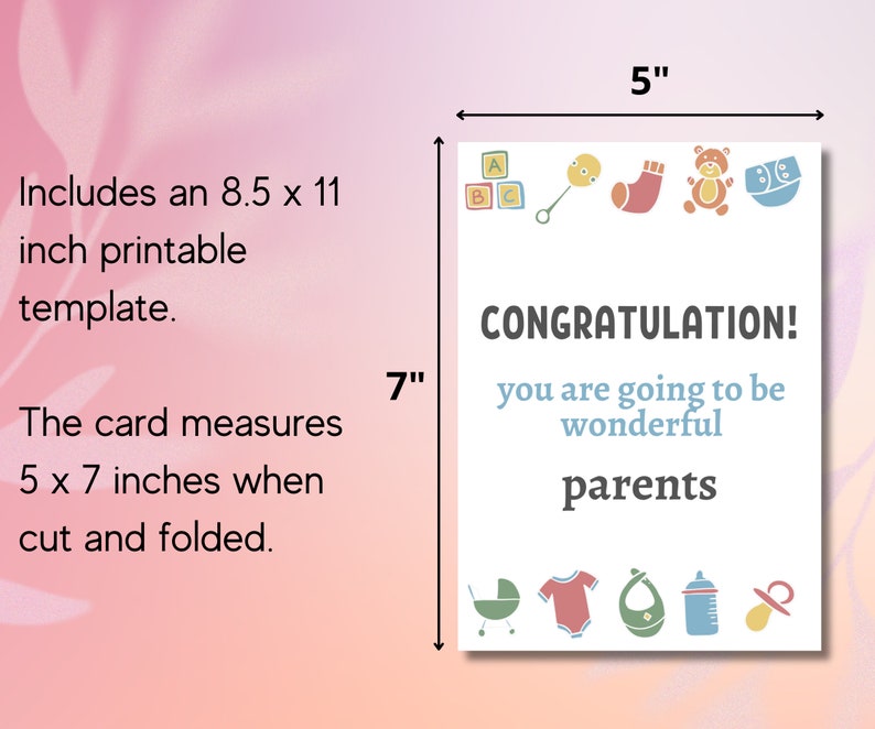 Printable Congratulation Card for Parents - Etsy