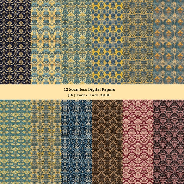 Ikat Digital Paper - Etsy